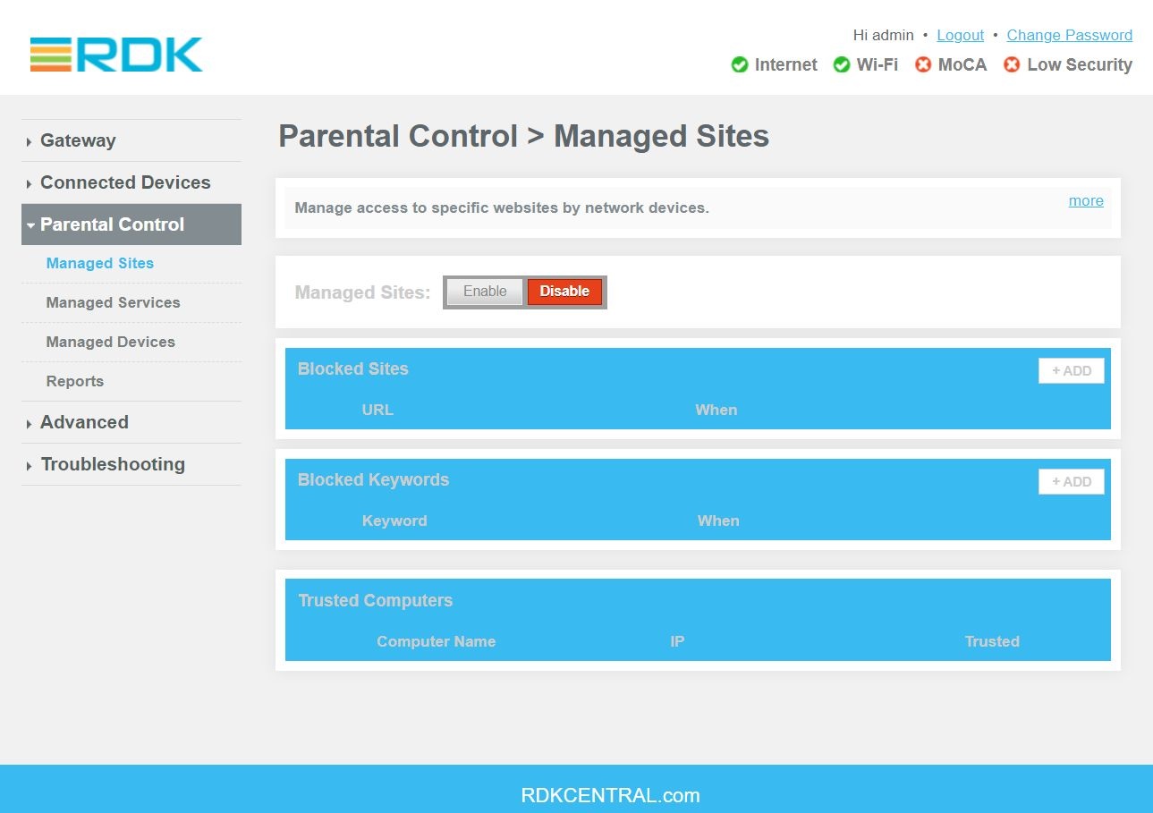 RDK Documentation Portal | Documentation | Webui - RDK Documentation Portal | Documentation